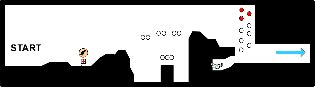 Yoshi's island DS MAP: World Secret -4 Hurry and Throw!- 地図付きステージガイド ...