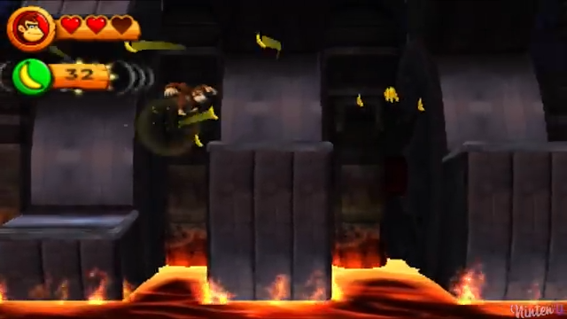 [Map-Based Walkthrough] Donkey Kong Country Returns:9-8 Lavawheel ...