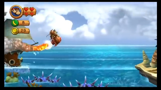 [Map-Based Walkthrough] Donkey Kong Country Returns:2-3 Peaceful Pier ...